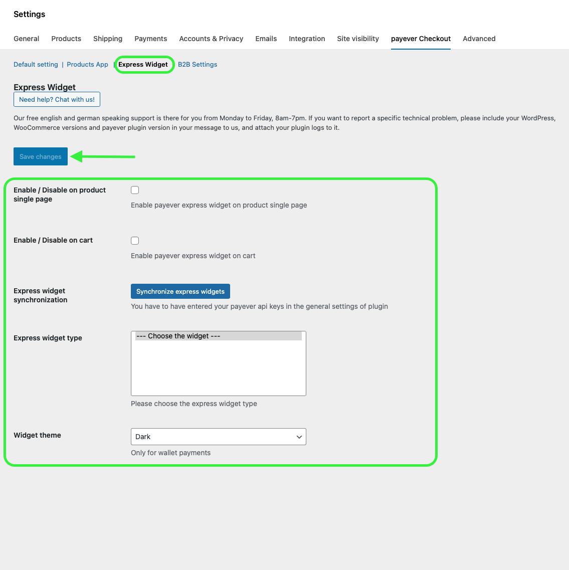 WooCommerce – payever