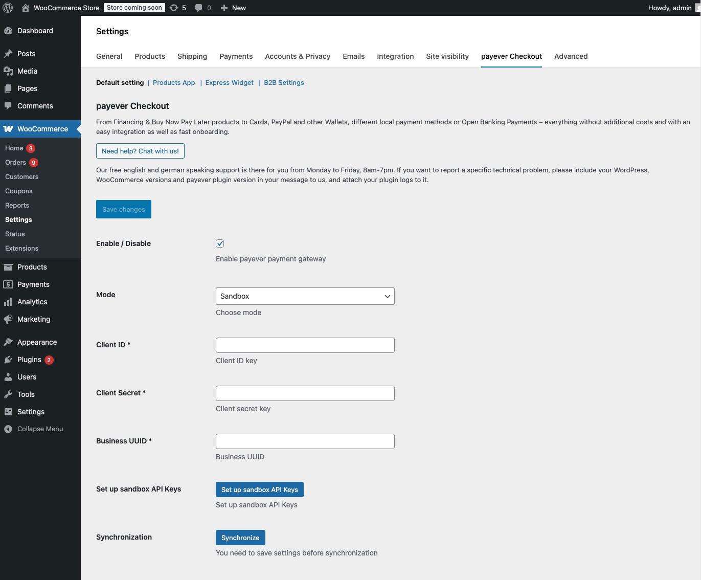 WooCommerce – payever